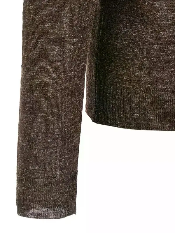 RIVIERA Mélange Knit V-neck Cardigan