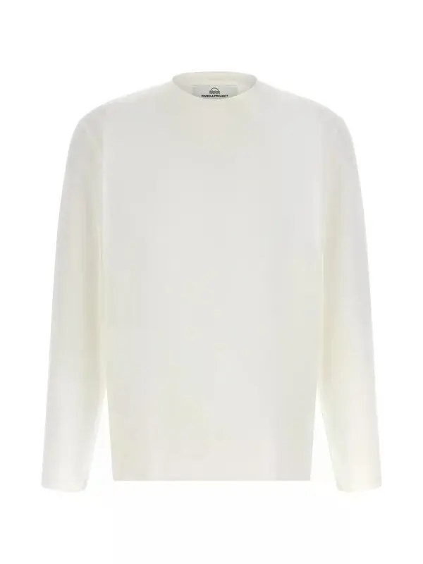 RIVIERA Long-sleeve Crew-neck T-shirt - White
