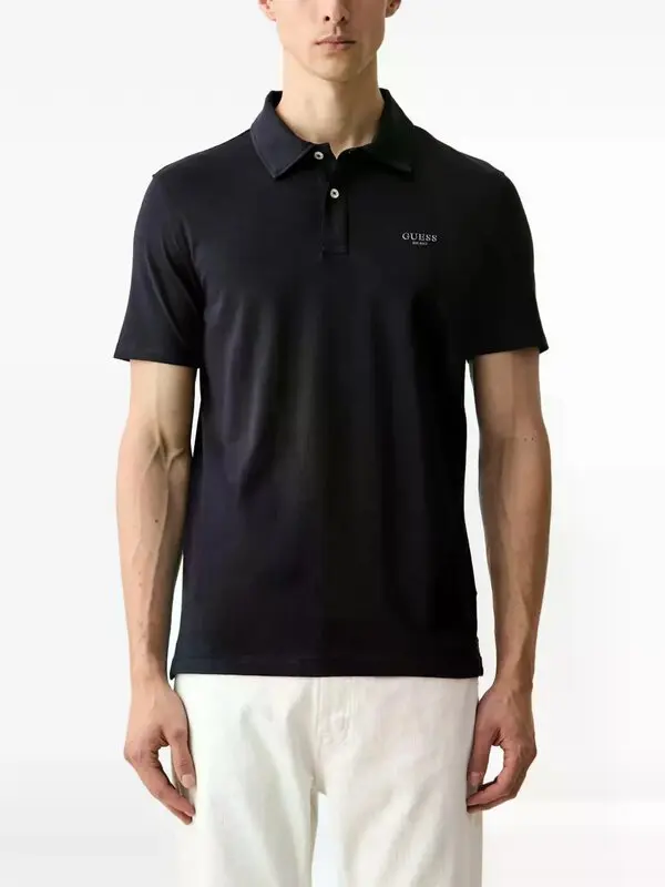 Guess Short-sleeve Polo Shirt - Blue