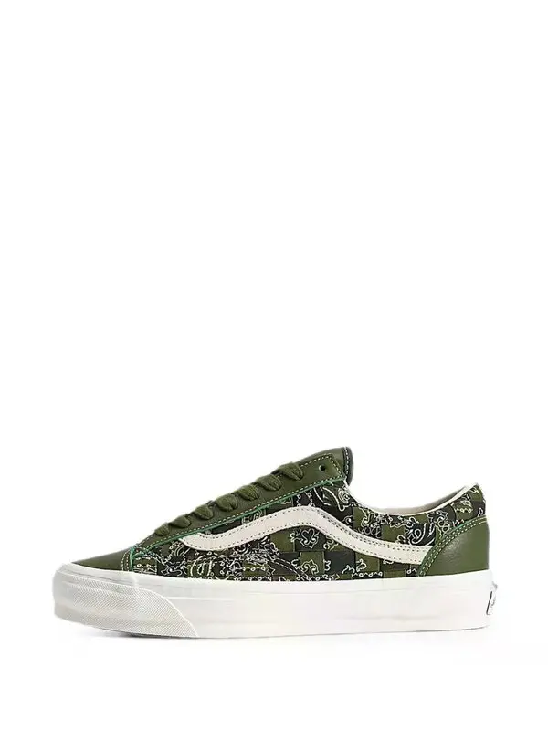 VANS Premium Old Skool 36 Bandana-print Sneakers - Green