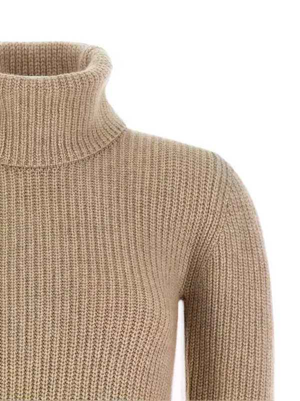 Magda Butrym Ribbed-knit Cashmere Mini Dress