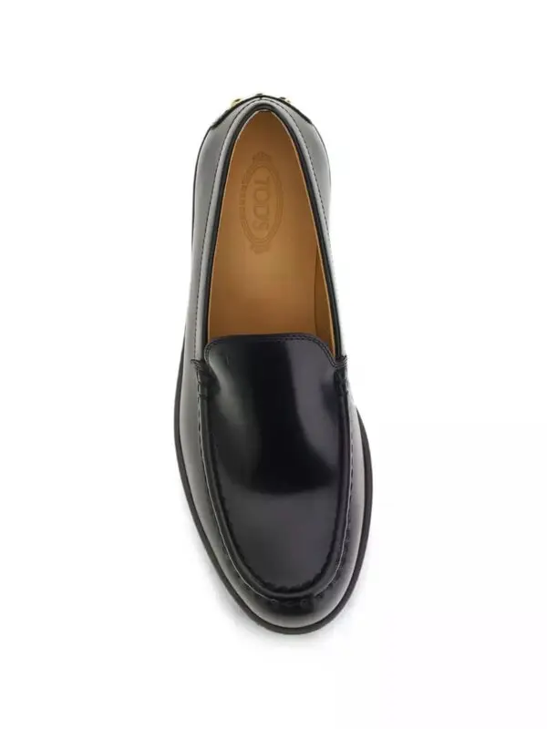 TOD'S Gommini Stud-embellished Leather Loafers