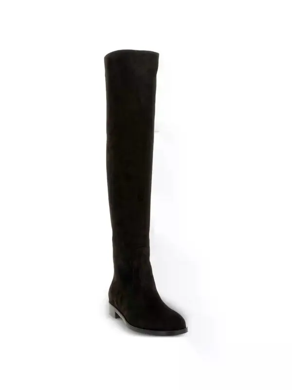 GIANVITO ROSSI Zayne Suede Boots - Brown