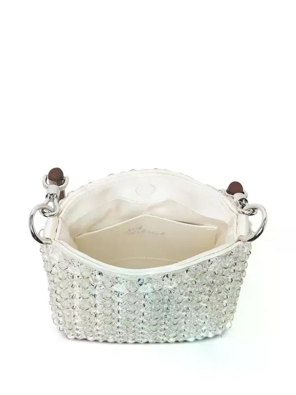 SELF-PORTRAIT Mini Glass-embellished Tote Bag