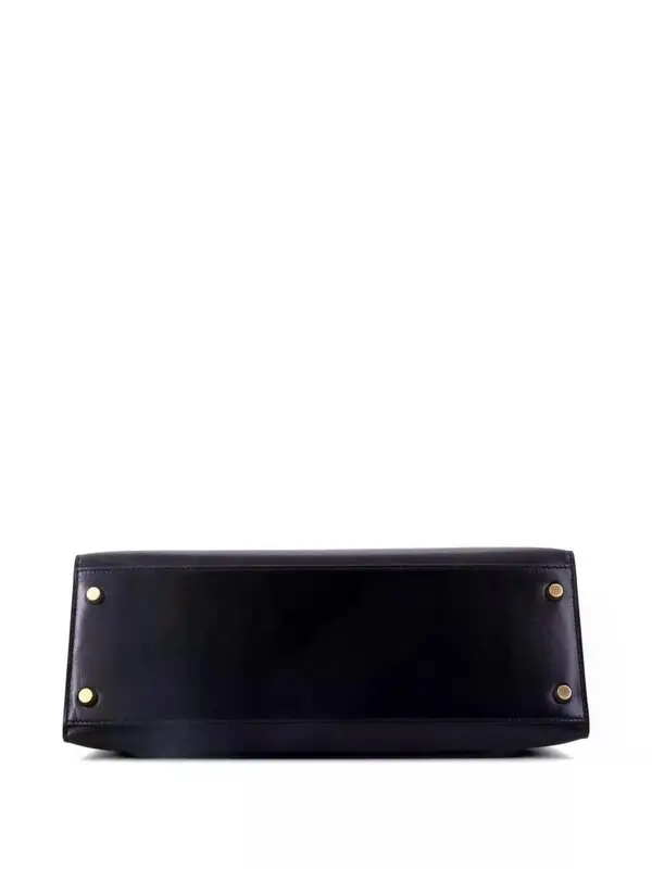 Hermès Kelly Handbag Box Calf With Gold Hardware 32 Satchel