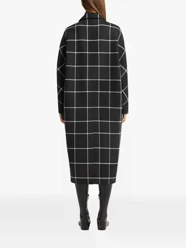 COURREGES Checked Double-breasted Coat