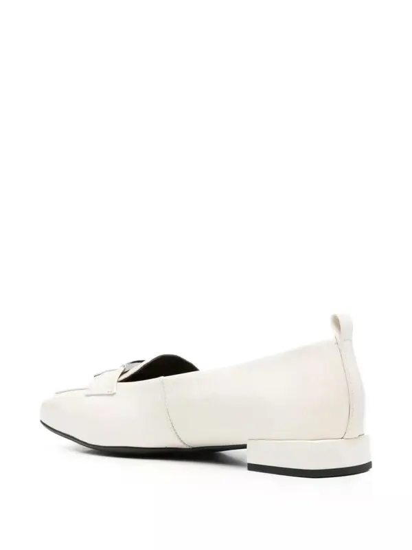 SERGIO MORETTI FIRENZE Square-toe Loafers - Neutrals