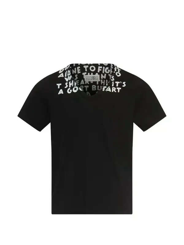 MAISON MARGIELA Sida-print T-shirt - Black