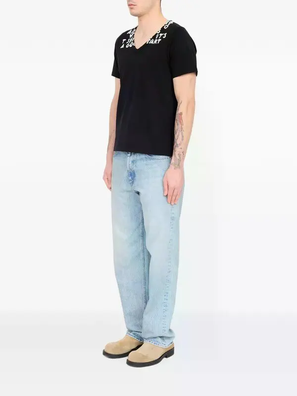 MAISON MARGIELA Sida-print T-shirt - Black