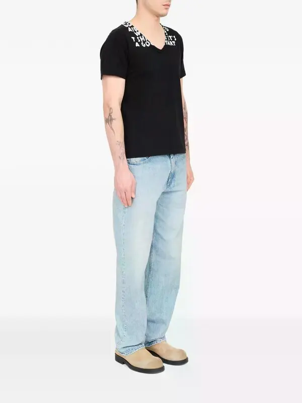 MAISON MARGIELA Sida-print T-shirt - Black