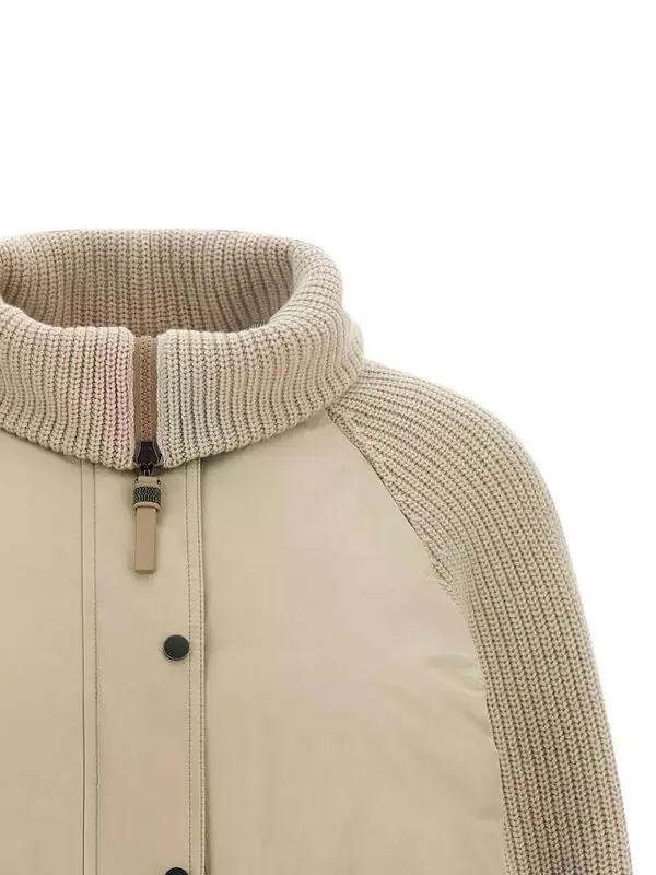 Brunello Cucinelli Monile Ribbed-knit Jacket