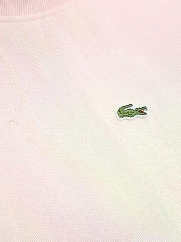 Lacoste Logo-patch Ribbed-trim Sweater