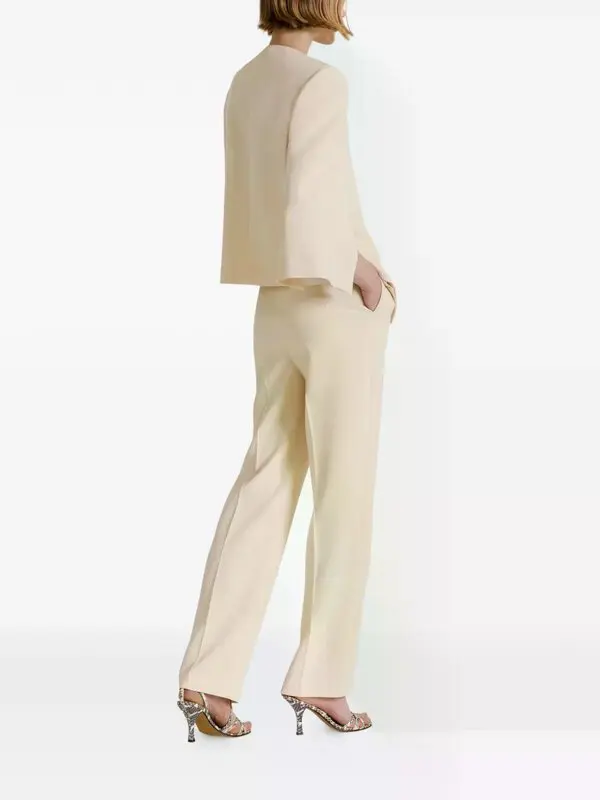 Alberta Ferretti V-neck Single-breasted Blazer