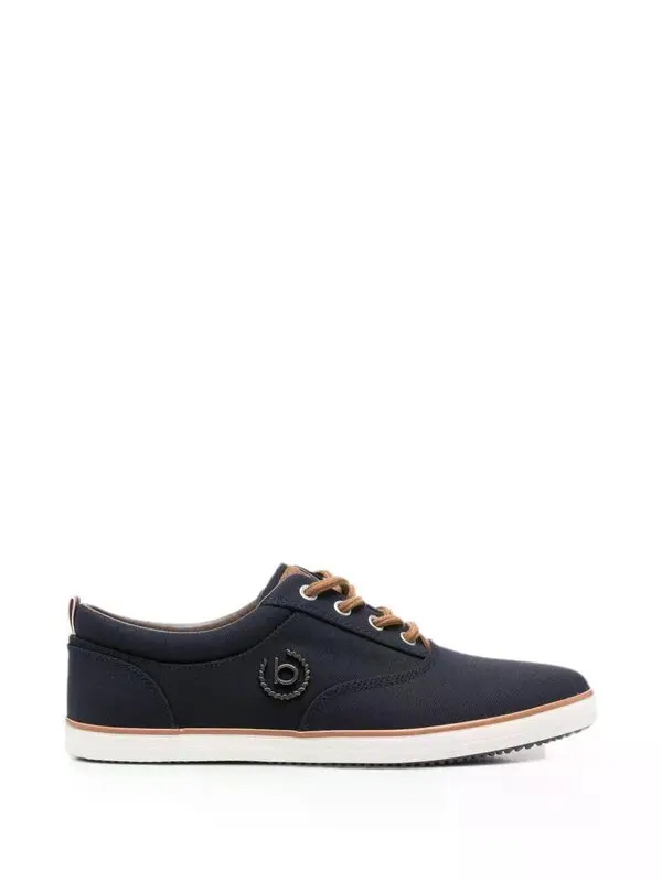 BUGATTI Logo Plaque Lace-up Sneakers