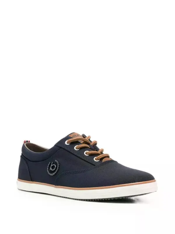 BUGATTI Logo Plaque Lace-up Sneakers
