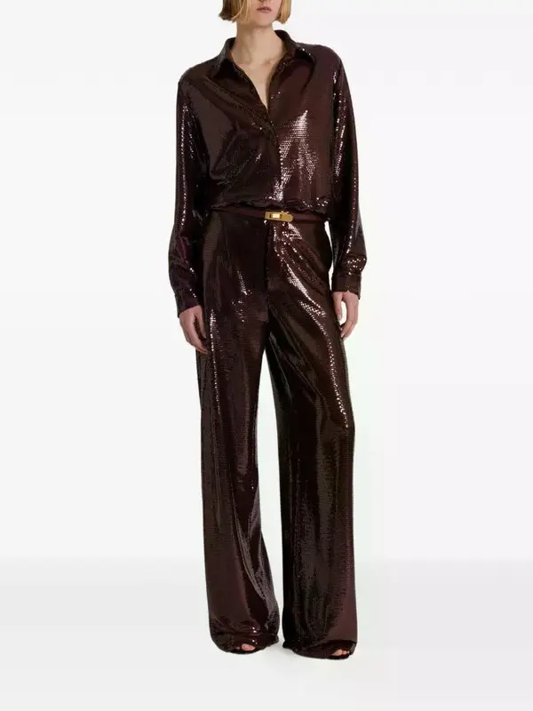 Alberta Ferretti Sequin Shirt