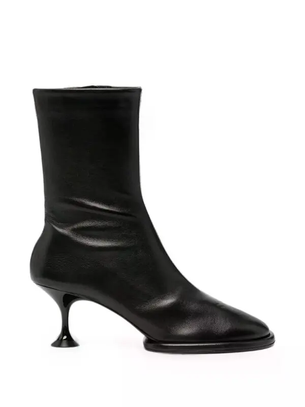 SERGIO ROSSI Kitten-heel Ankle Boots - Black