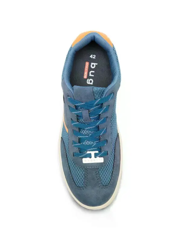BUGATTI Mesh-panelled Lace-up Sneakers