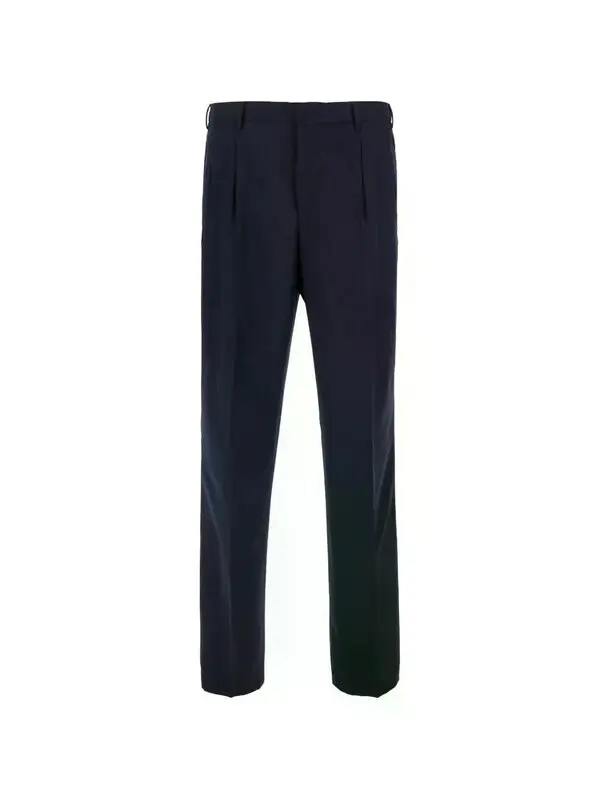 PT TORINO Pleated Tailored Trousers - Blue