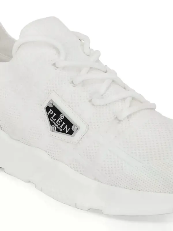 Philipp Plein Runner Sock Triangle-plaque Sneakers