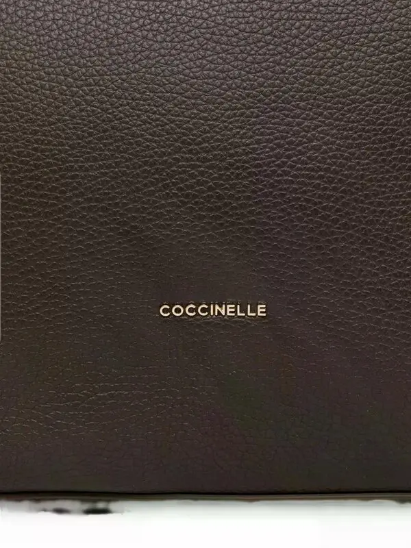 COCCINELLE Nory Grained-leather Tote Bag