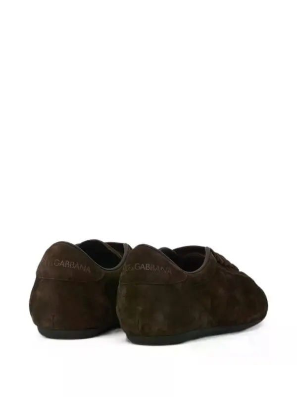 Dolce & Gabbana Suede Logo-appliqué Lace-up Sneakers