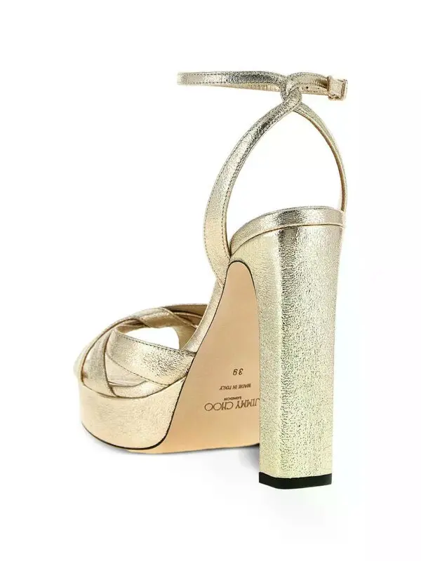 JIMMY CHOO Kove Crossover Platform Sandals