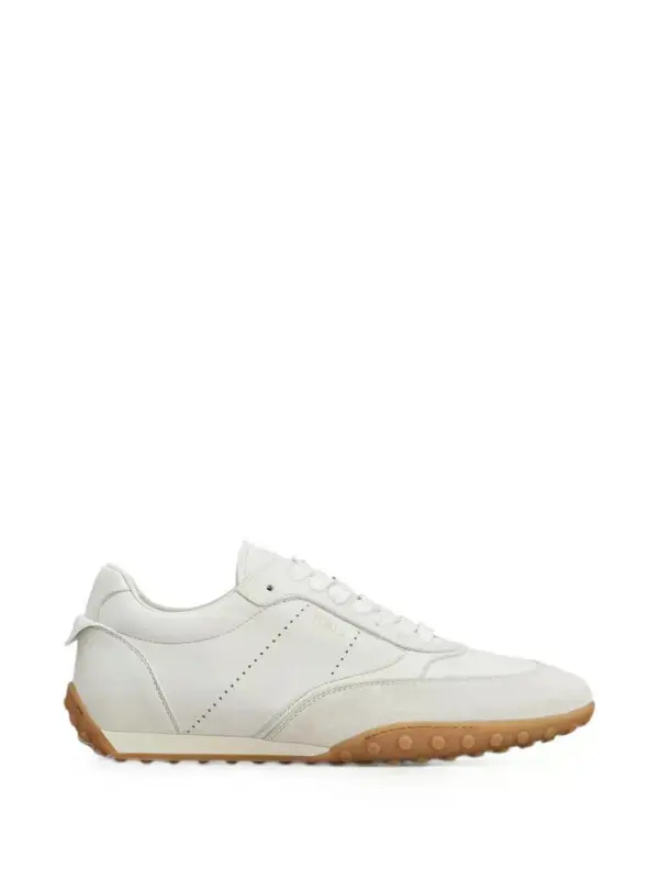 TOD'S Panelled Lace-up Sneakers - White