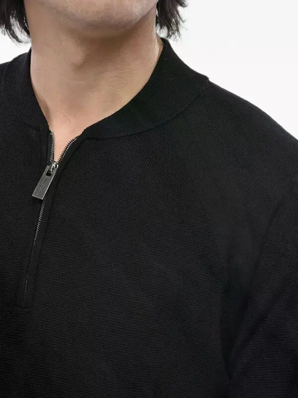 PAOLO PECORA Half-zip Wool Sweater