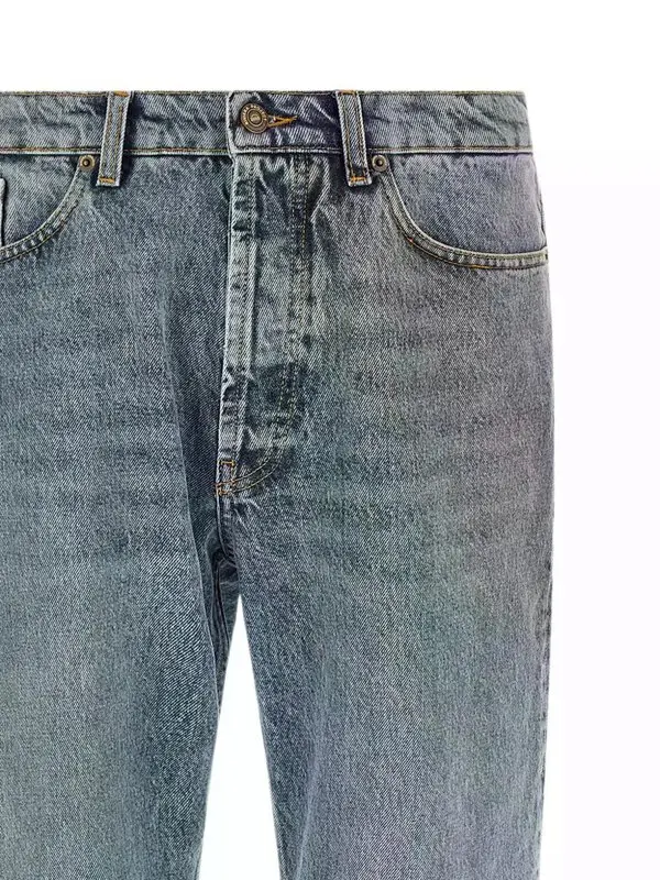 RIVIERA Stone-washed Tapered-leg Jeans