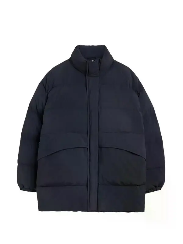 JIL SANDER Quilted Down Coat - Blue