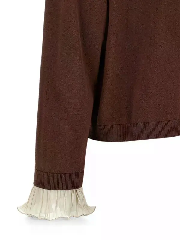 Fabiana Filippi Ribbed Trim Sweater
