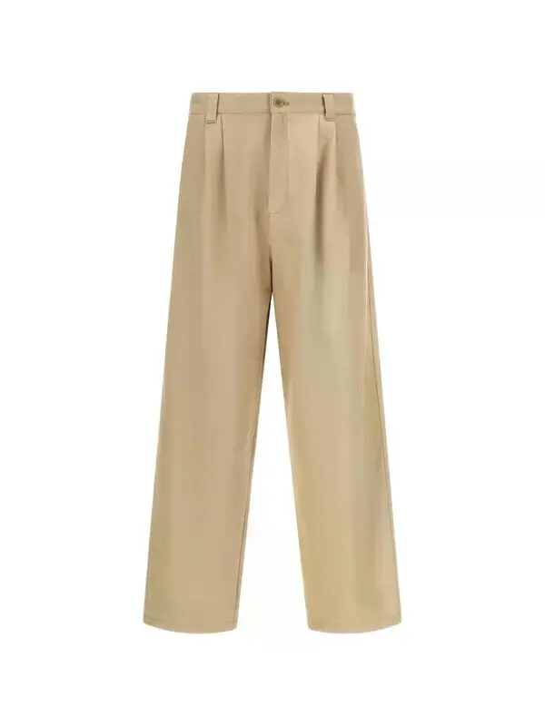 A.p.c. Ricky Pleated Cotton Trousers - Neutrals