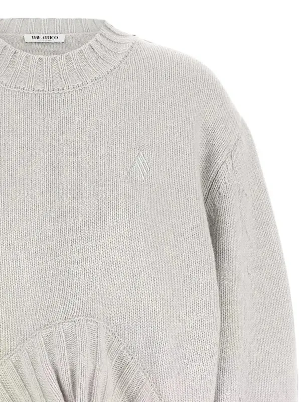 Attico Embroidered Logo Sweater
