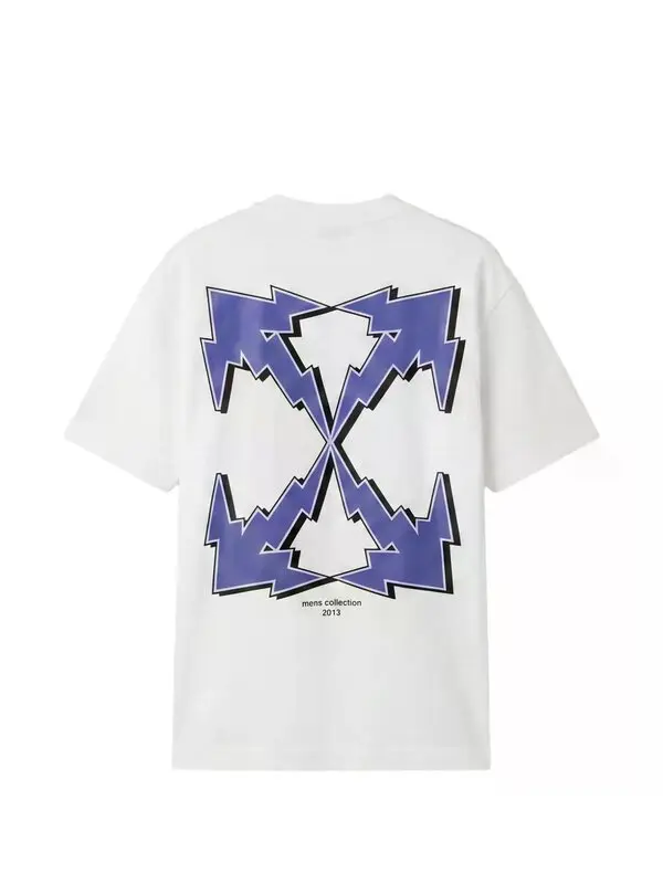 Off-White Arrows-print Cotton T-shirt - White