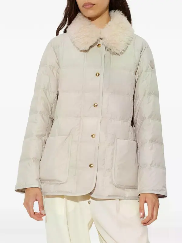 Moncler Cygnes Quilted Down Jacket