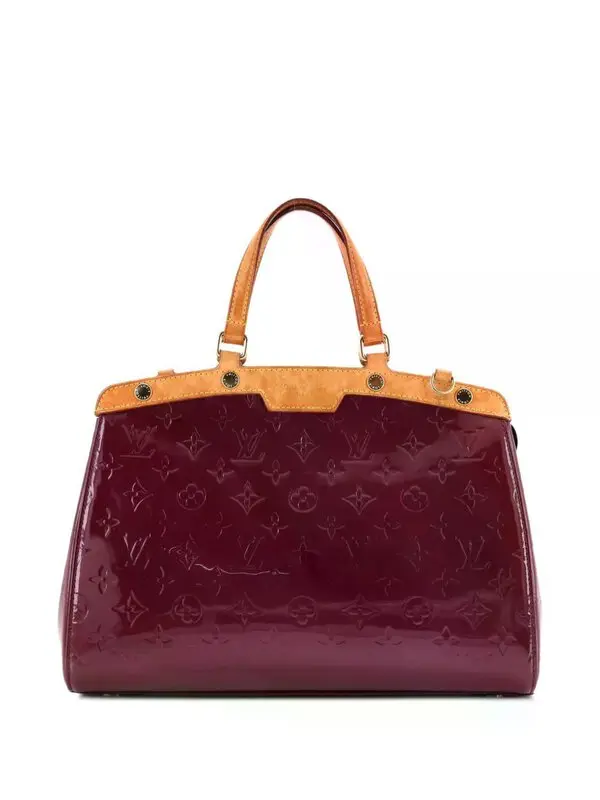 LOUIS VUITTON Brea Satchel Monogram Vernis Mm - Purple