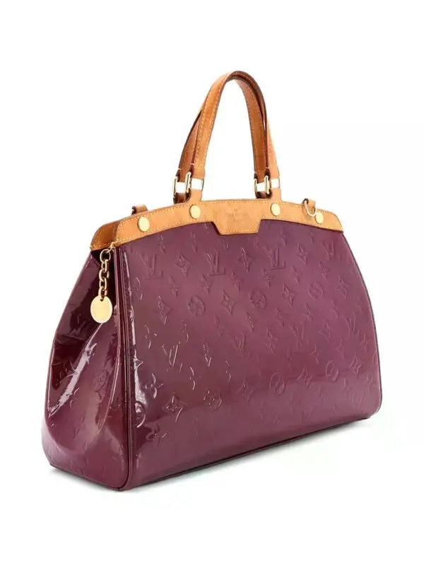 LOUIS VUITTON Brea Satchel Monogram Vernis Mm - Purple