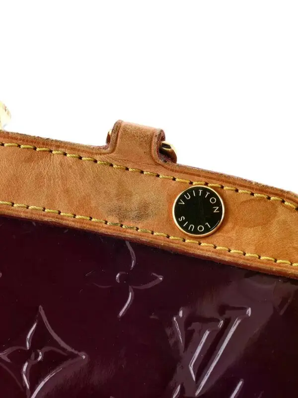 LOUIS VUITTON Brea Satchel Monogram Vernis Mm - Purple
