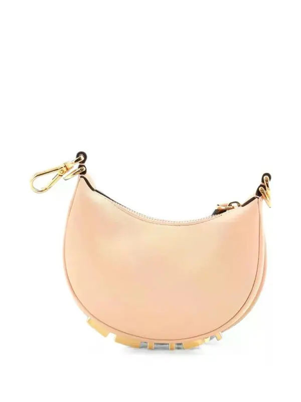 Fendi Fendigraphy Bag Leather Nano Hobo Bag