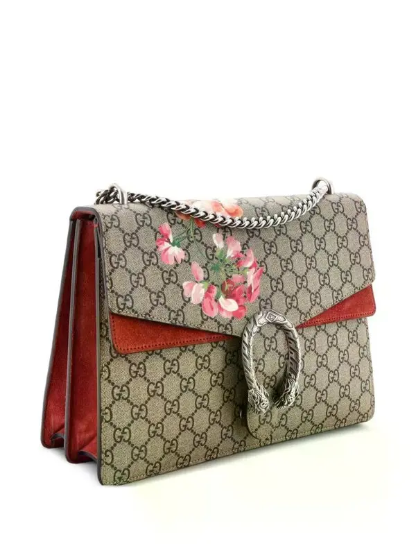 Gucci Dionysus Blooms Print Gg Coated Canvas Medium Shoulder Bag