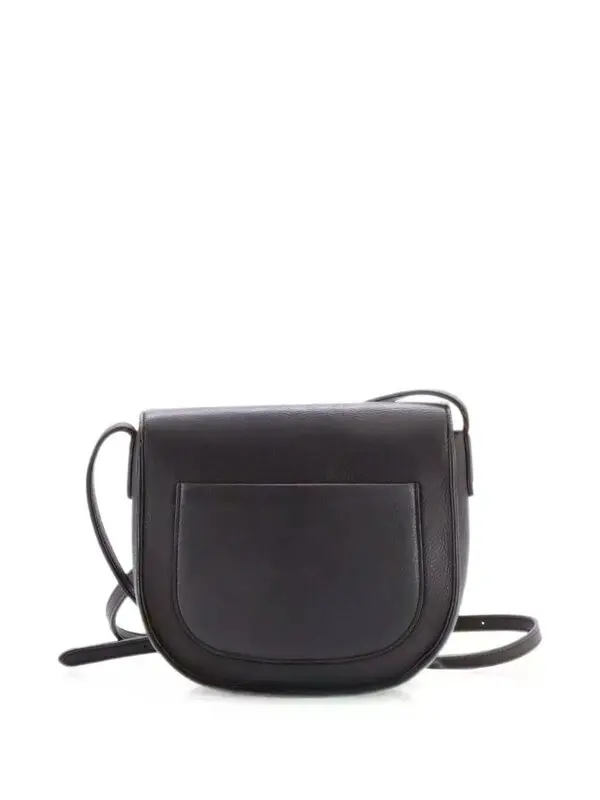 Celine Trotten Grainy Leather Small Crossbody Bag - Grey