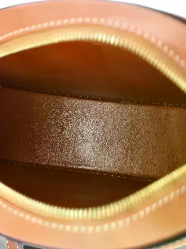 Celine Triomphe Oval Leather Mini Crossbody Bag
