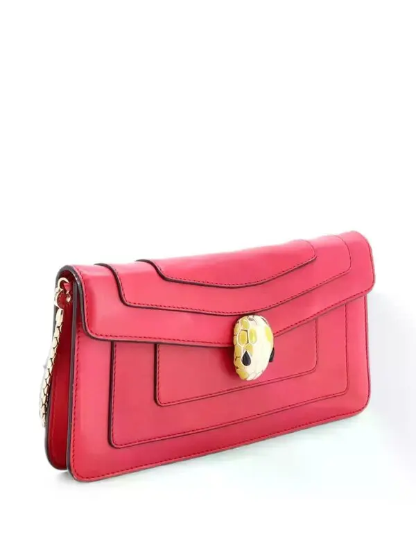 BVLGARI Serpenti Forever Chain Clutch Leather Shoulder Bag