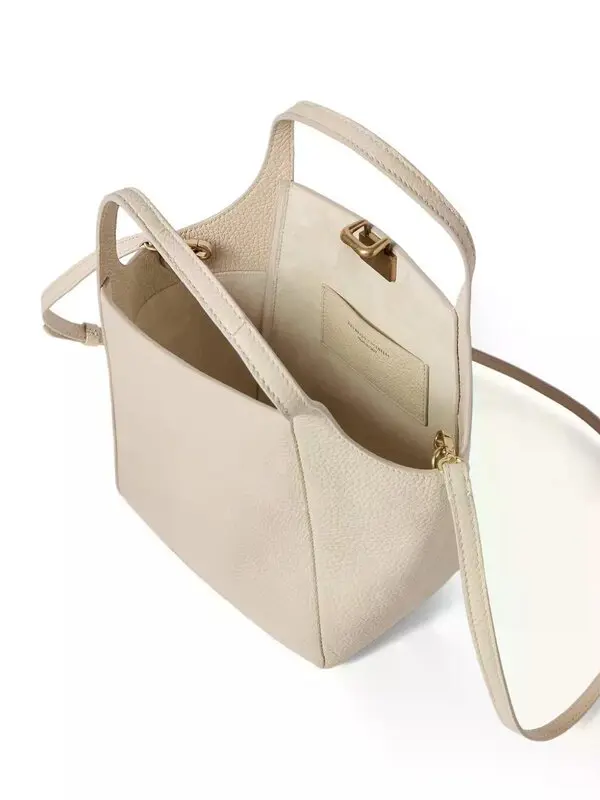 Brunello Cucinelli Sartorial Bucket Bag In Soft Grained Leather