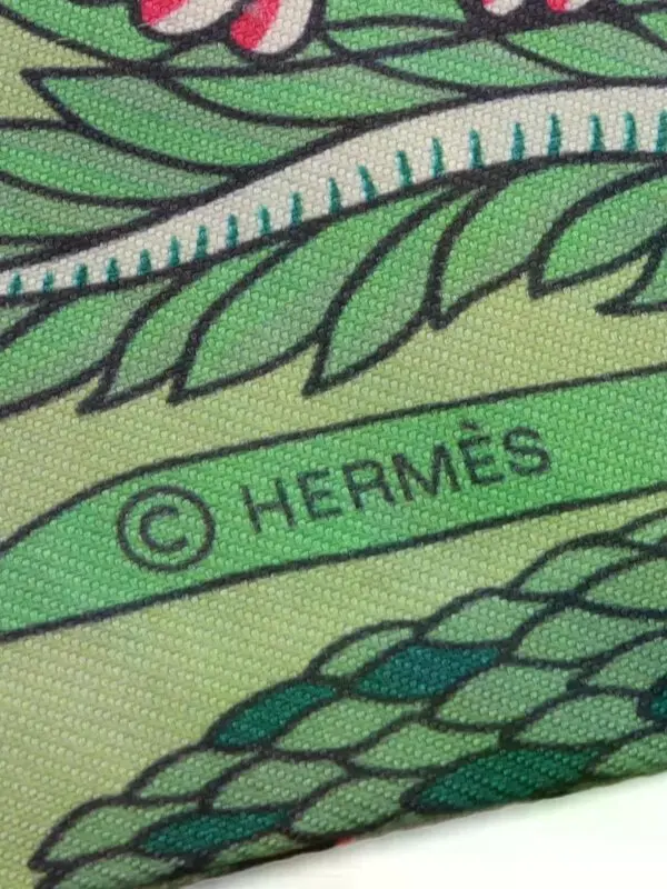 Hermès 2010s Exposition Universelle Twilly Scarf