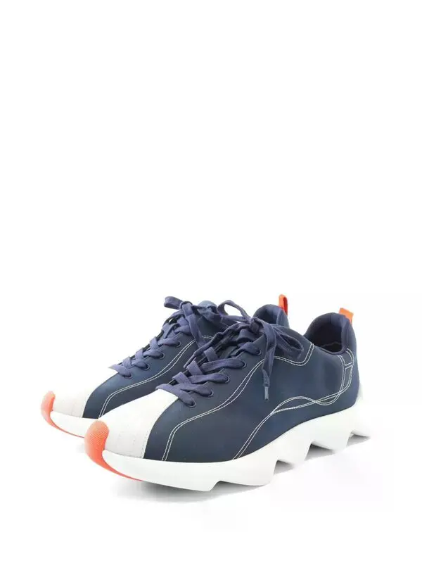 Hermès Anvol Suede-detail Sneakers - Blue
