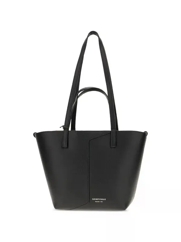 Emporio Armani Logo-print Leather Shoulder Bag