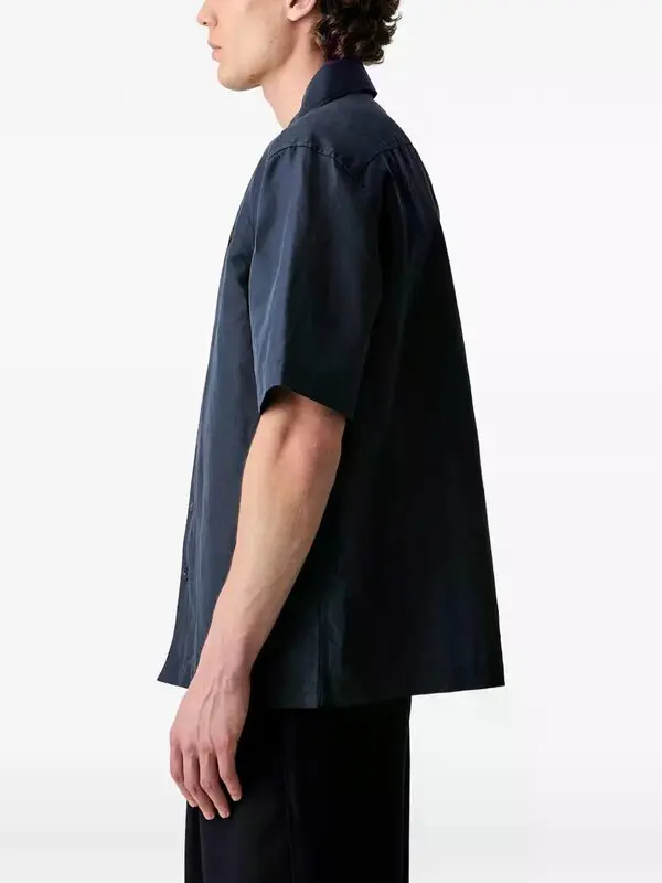 Fred Perry Embroidered-logo Camp-collar Shirt