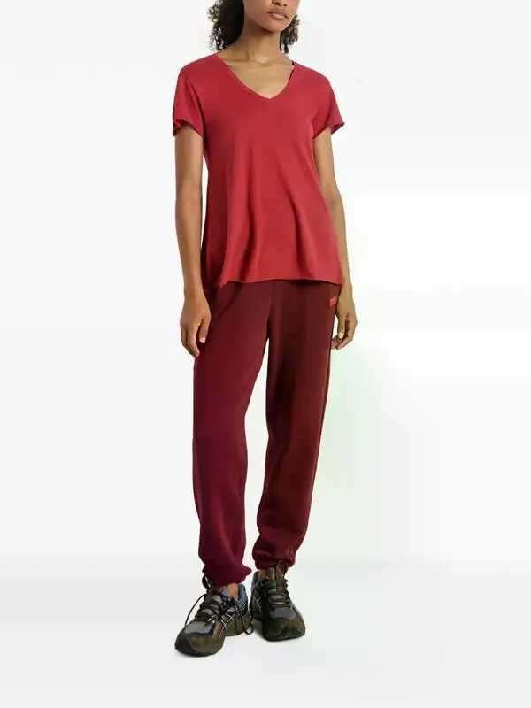 American Vintage Jacksonville V-neck T-shirt - Red